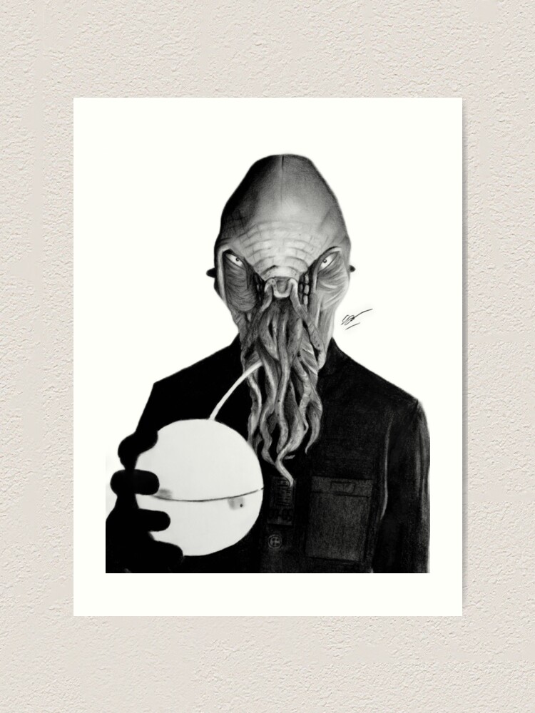 "The Ood" Art Print for Sale by loneraiderart96 | Redbubble