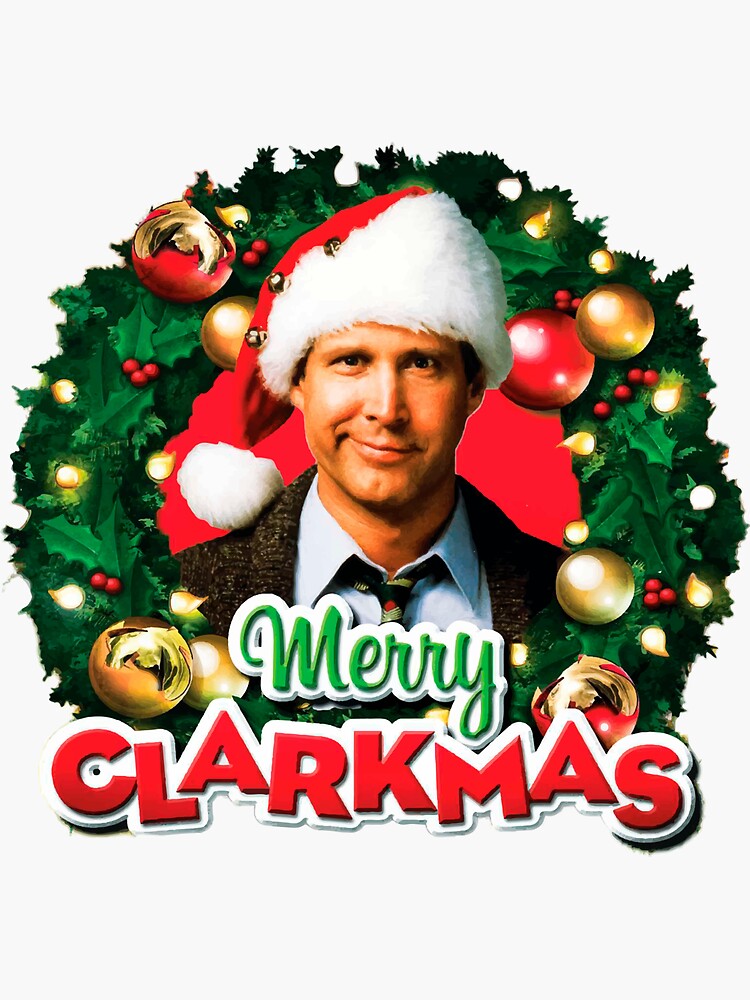 "National Lampoons Christmas Vacation Clark Griswold" Sticker for Sale ...