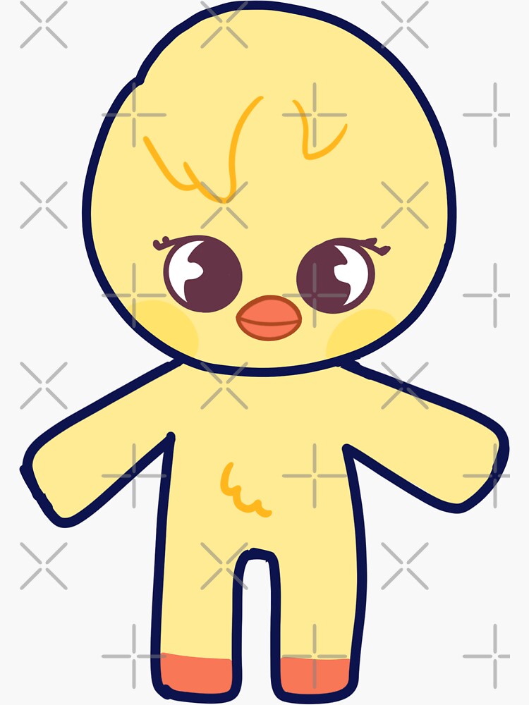 "STRAY KIDS (SKZOO) Felix’s Character Bbokari " Sticker for Sale by ...