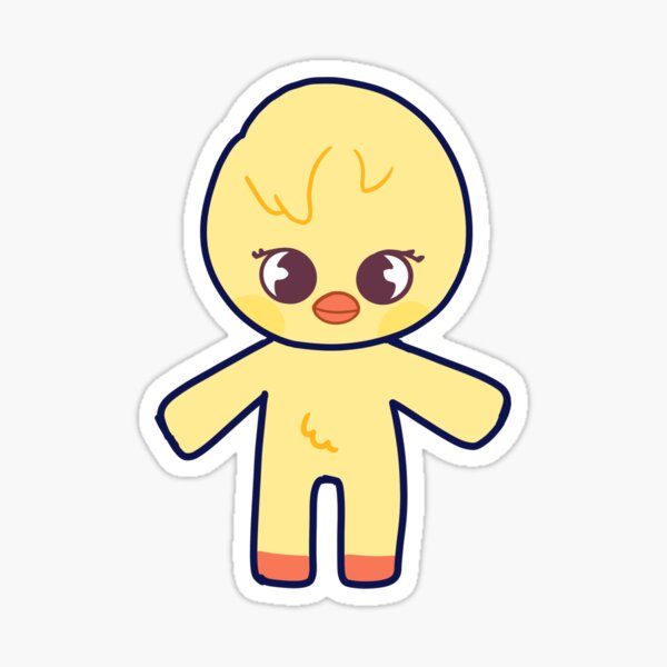 "STRAY KIDS (SKZOO) Felix’s Character Bbokari " Sticker for Sale by ...