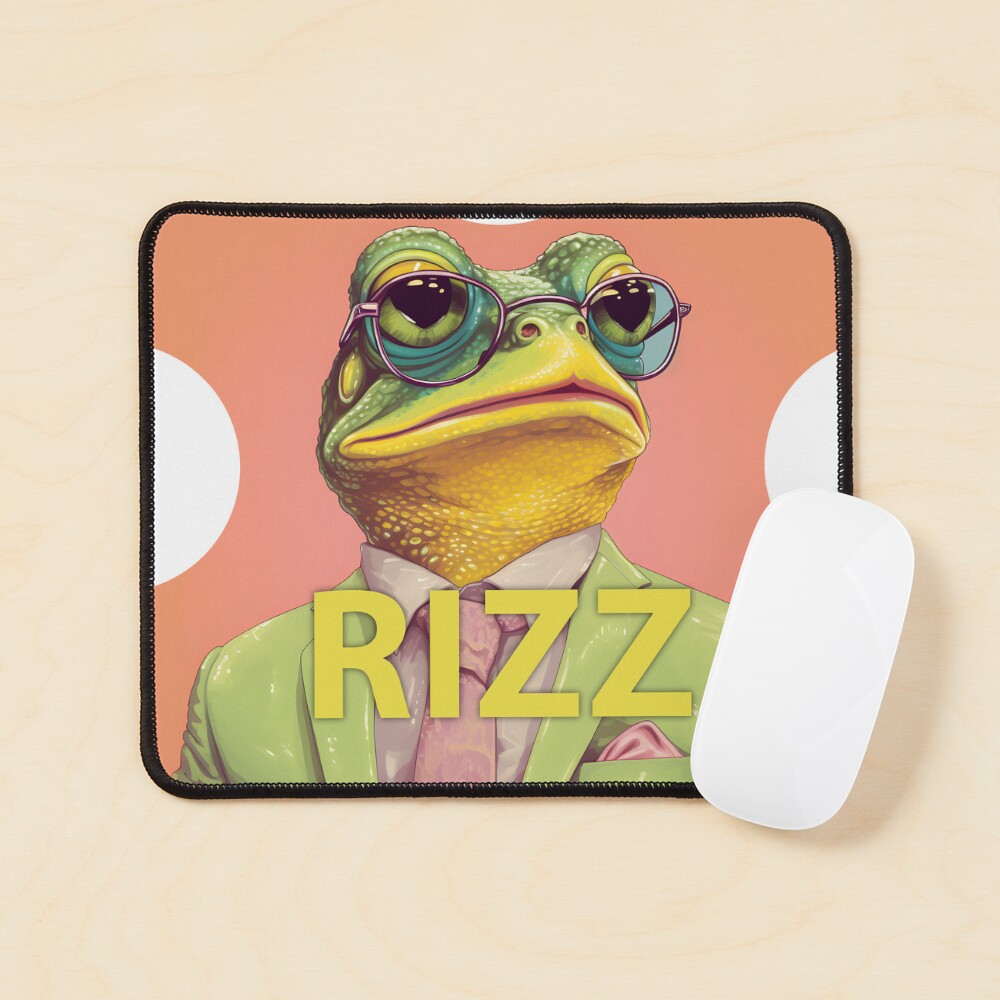 "Frog Rizz With Glasses and Suit" Sticker for Sale by Play-Of-Life ...