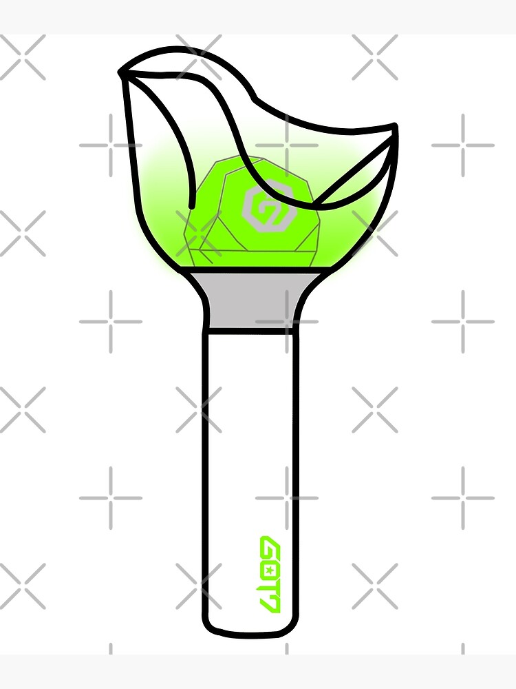 "KPOP GOT7 IGOT7 AHGASE LIGH TSTICK TEE/ HOODIE/ STICKER/ MUG" Metal ...