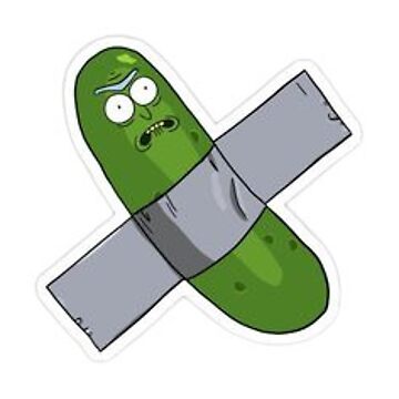 "Pickle Rick" Sticker for Sale by JxniorG | Redbubble
