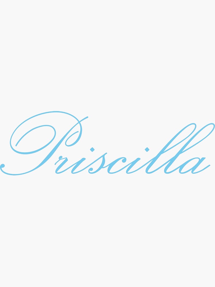 "Priscilla movie logo" Sticker for Sale by winterfawns | Redbubble
