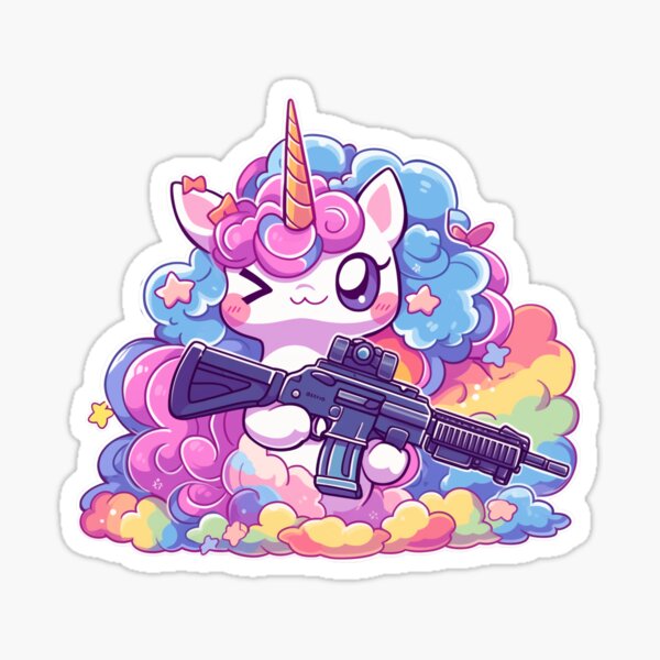 Unicorns With Guns ArtStation Five Seven Unicorn Skin Mobile FPS