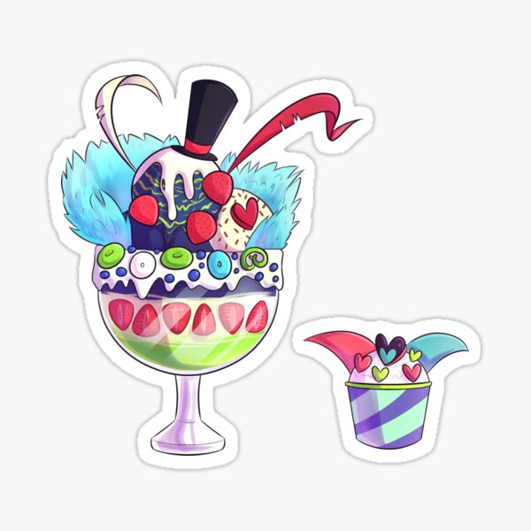 "Ozzie and Fizz Ice creams" Sticker for Sale by Norithelord | Redbubble