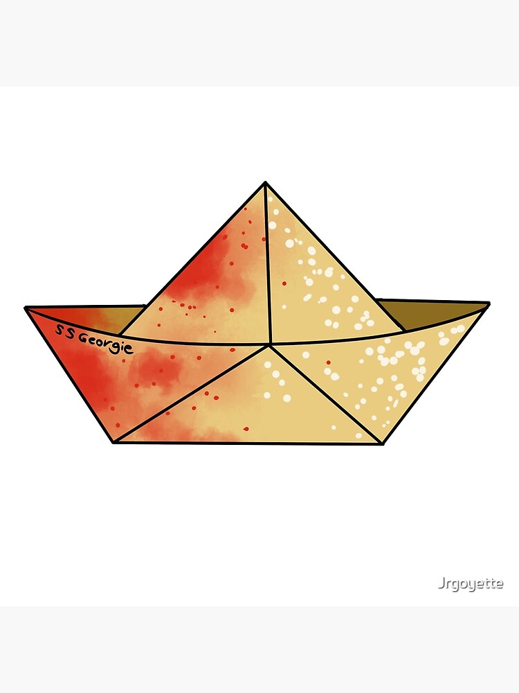 ""IT" Georgie Denbrough's Paper Boat" Poster for Sale by Jrgoyette ...