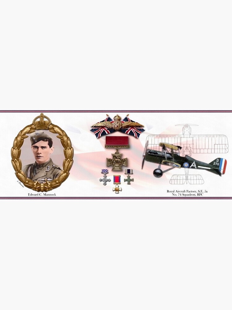 "Major Edward Mannock" Poster by AH-Aviation-Art | Redbubble