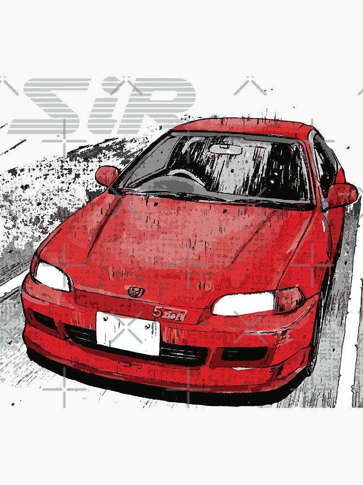 "Initial D - Mountain Drift Racing Shingo Shoji's Civic SiR-II EG6 ...