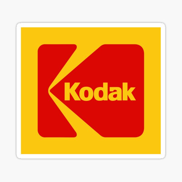 Kodak Logo Stickers | Redbubble