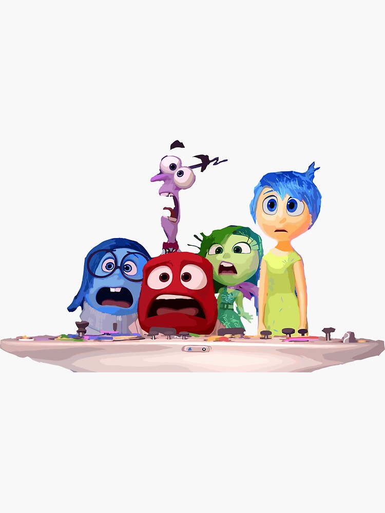 "inside out 2" Sticker for Sale by Warta | Redbubble