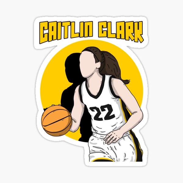 "Caitlin Clark Comic Style Art" Sticker for Sale by forbetterworld ...