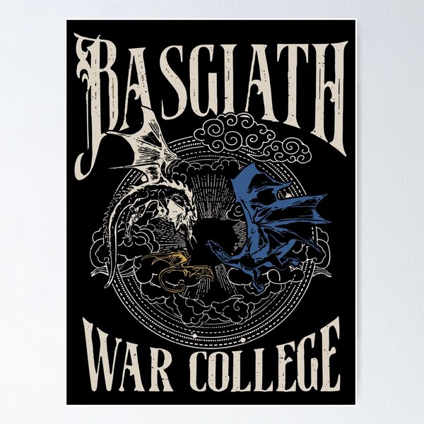 "Vintage Fourth Wing Basgiath War College" Poster for Sale by ...