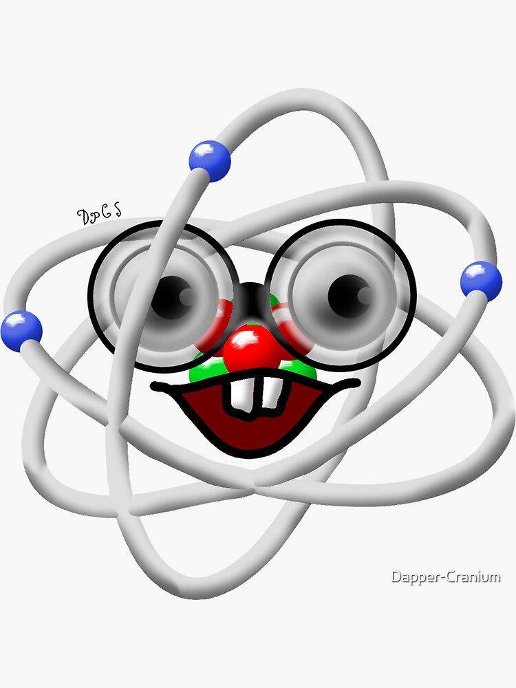 "Smarticle Particle" Sticker for Sale by Dapper-Cranium | Redbubble