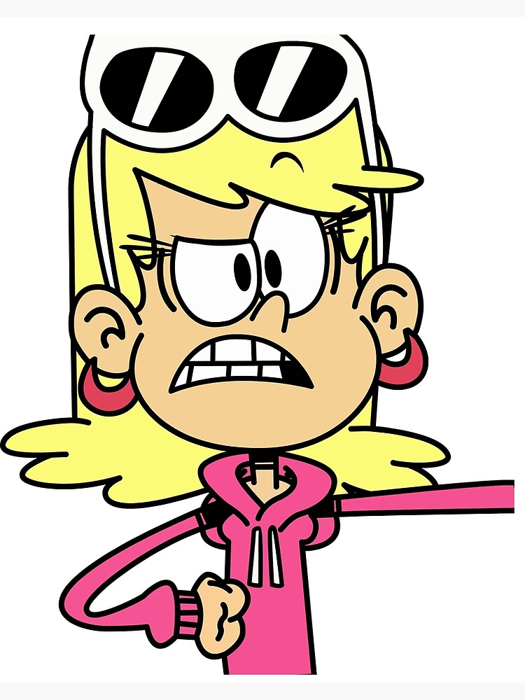 "Leni Loud Angry The Loud House" Poster for Sale by Diamanths | Redbubble