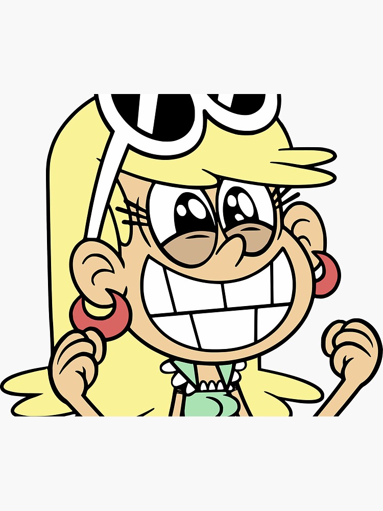"Leni Loud very happy The Loud House" Sticker for Sale by Diamanths ...