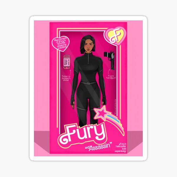 "Fury Doll" Sticker for Sale by destradaaa | Redbubble