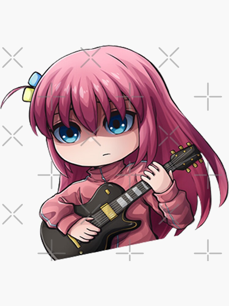"Gotou Hitori - Bocchi the rock" Sticker for Sale by Theodorelmuller ...