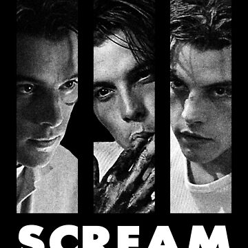 "scream - billy loomis" Sticker for Sale by send8them8off | Redbubble