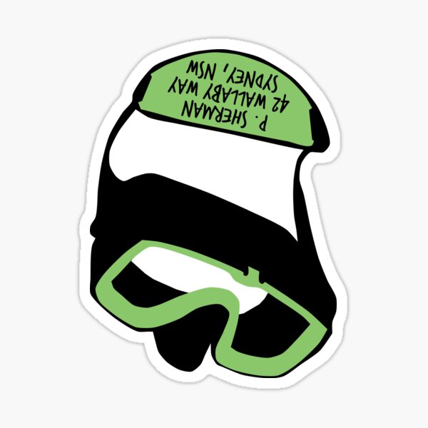 "P Sherman 42 Wallaby Way Sydney Finding Nemo Sticker" Sticker for Sale ...