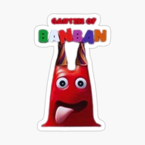 "Garten of Banban Logo and Characters. Horror games 2024" Sticker for ...