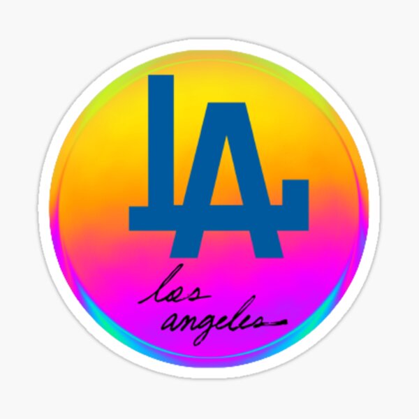 "Los Angeles " Sticker for Sale by ChelsStyles | Redbubble