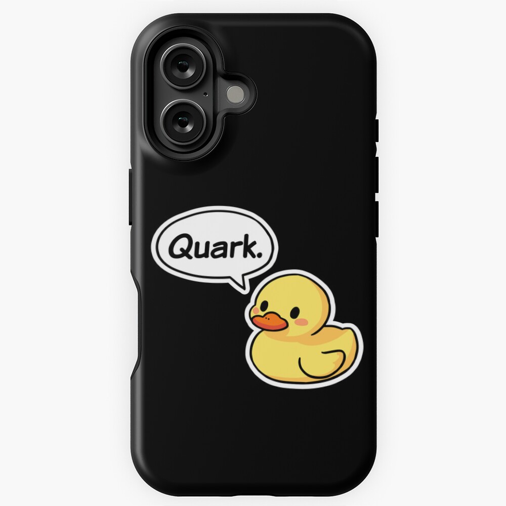 "Quark Subatomic Duck, cute funny physics" Sticker for Sale by ...