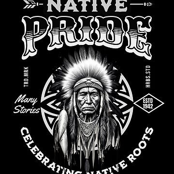 "Native Pride" Sticker for Sale by Monica-Designs | Redbubble