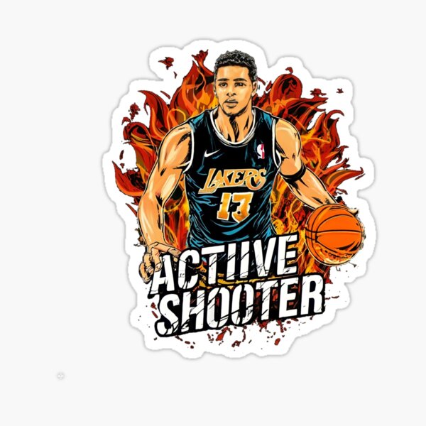 "Basketball Active shooter " Sticker for Sale by Coollzone | Redbubble
