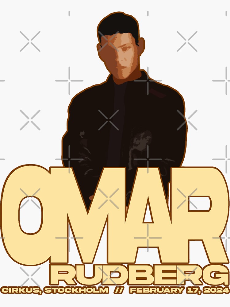 "Omar Rudberg - Cirkus" Sticker for Sale by YoungRydbergs | Redbubble
