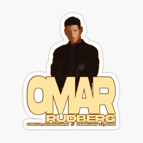 "Omar Rudberg - Cirkus" Sticker for Sale by YoungRydbergs | Redbubble