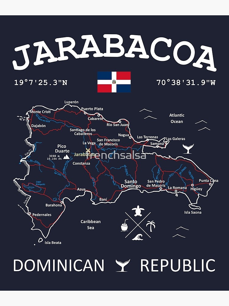 Jarabacoa Dominican Republic Map Jarabacoa Latitude Longitude