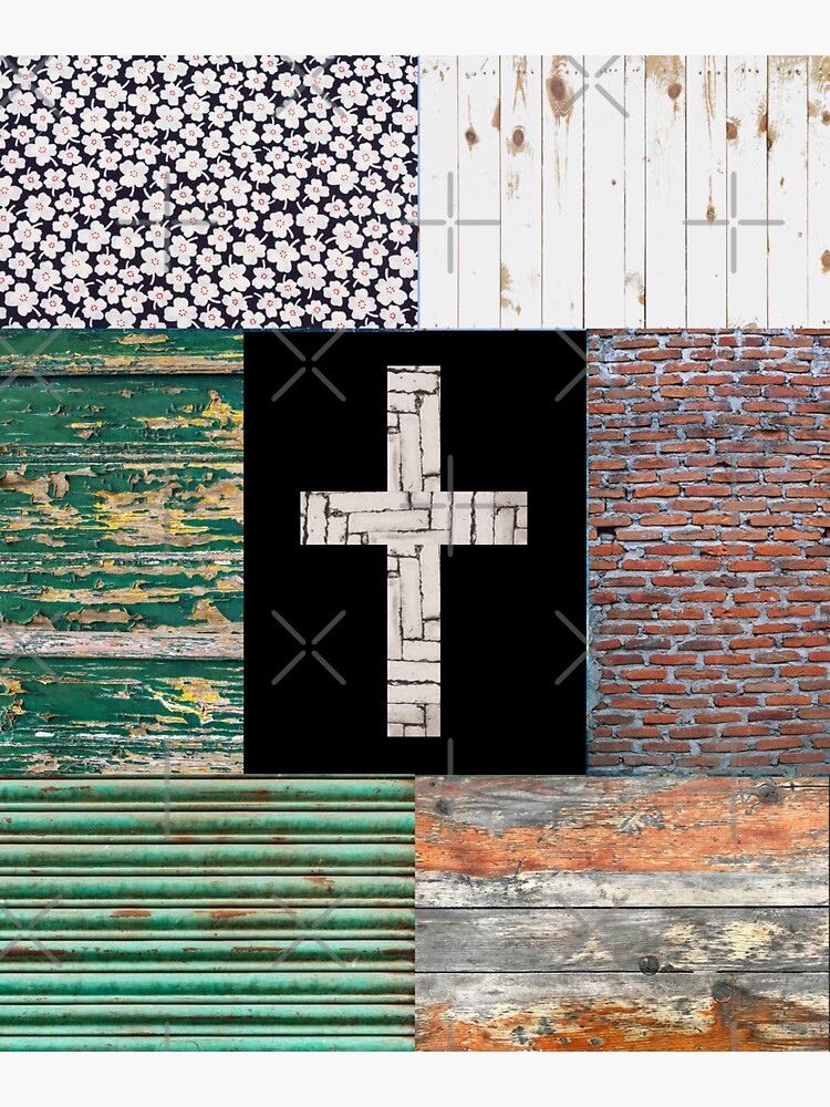 "Jesus | God | Christian | Patterns" Sticker for Sale by DLPemberton ...