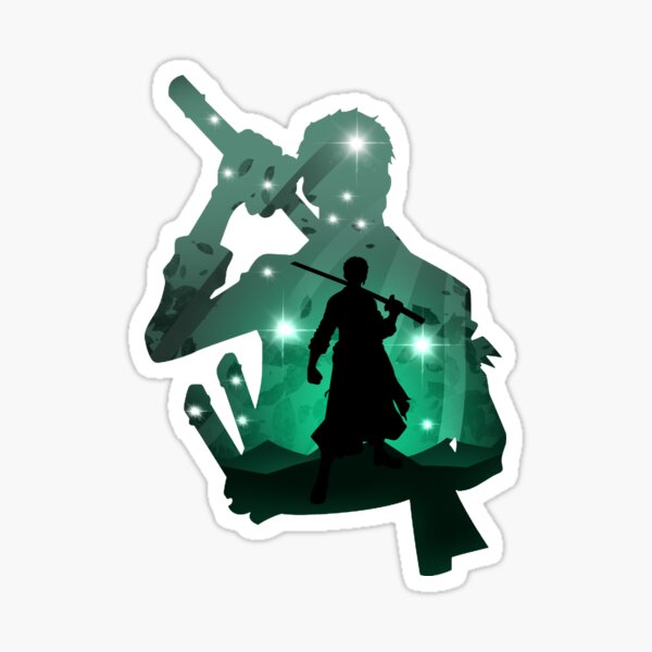 "One Piece Roronoa Zoro" Sticker for Sale by Edwinartwork | Redbubble