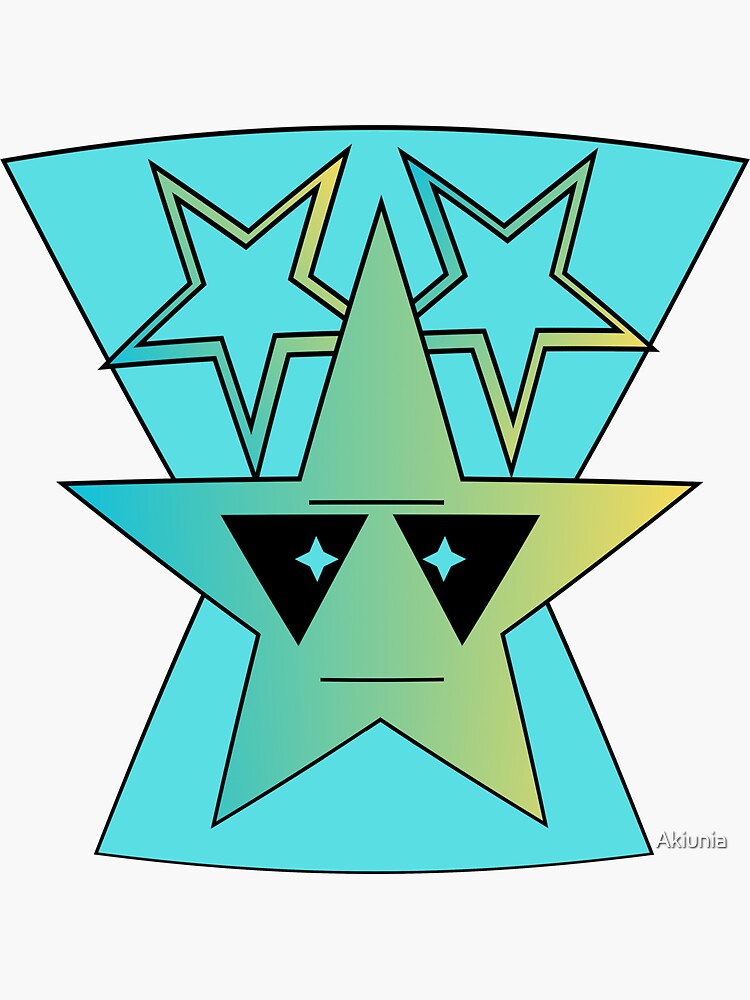 "Cute freak star" Sticker for Sale by Akiunia | Redbubble
