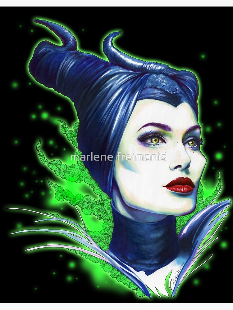 "Maleficent" Poster for Sale by marlene freimanis | Redbubble