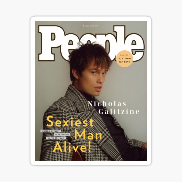 Nicholas Galitzine Sexiest Man Alive Sticker For Sale By Cl4remonts Redbubble