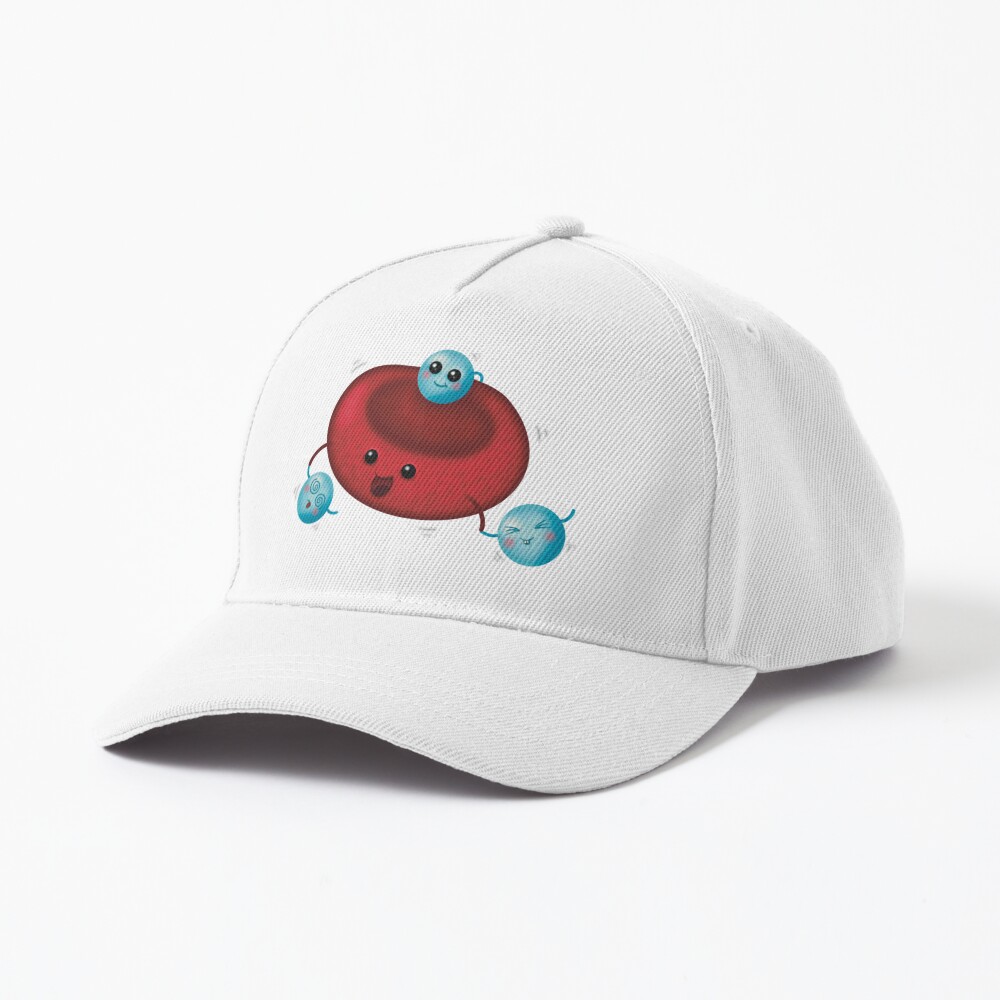 "Cute red blood cell carrying oxygen!" Sticker by queraltsciart | Redbubble