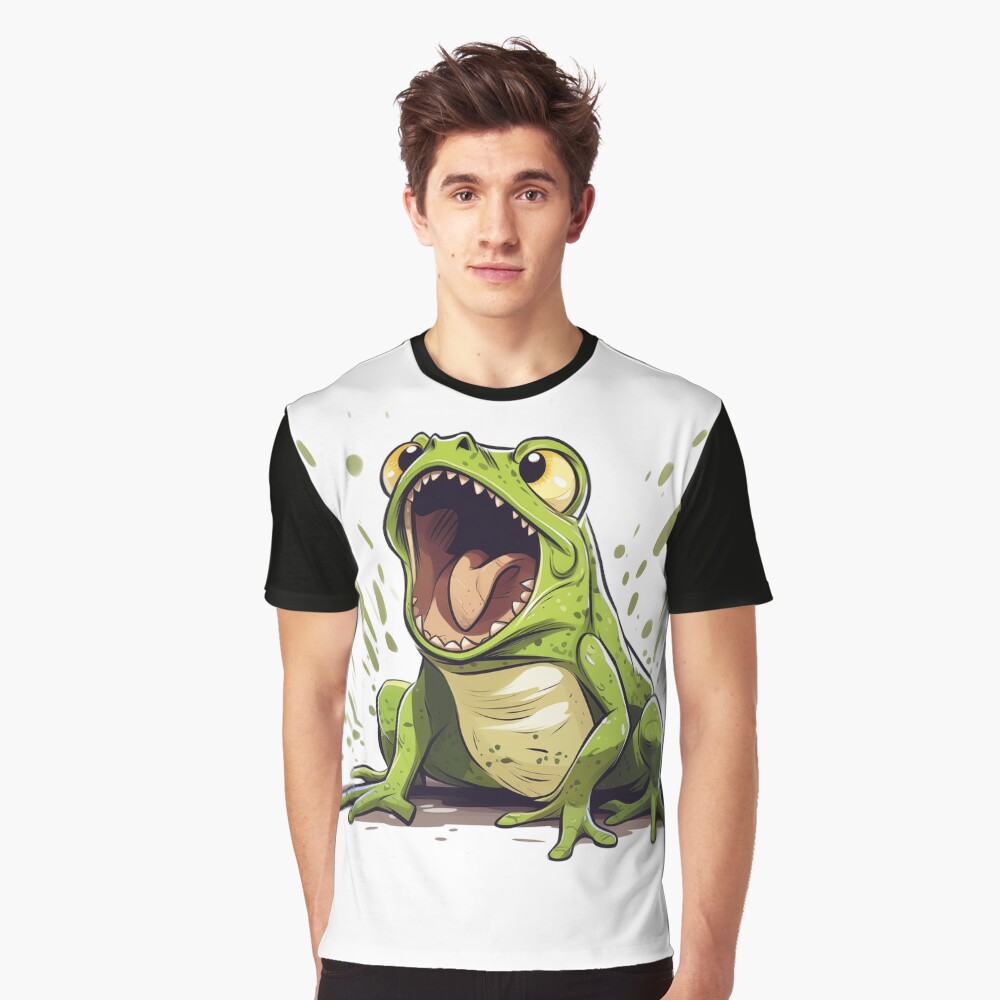 "Screaming Froggy Frog" Sticker by Samanthi007 | Redbubble