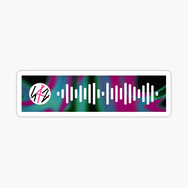 "Stray Kids LALALALA spotify code" Sticker for Sale by lorienskz ...