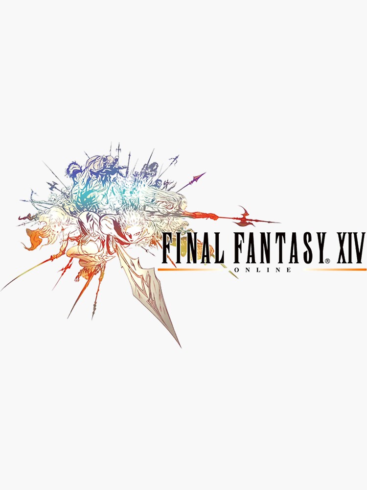 "Final Fantasy Xiv FFxiv" Sticker for Sale by natalies-tees | Redbubble
