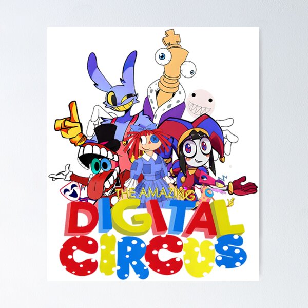 "The Amazing Digital Circus Characters" Poster for Sale by Sourmood-ART ...