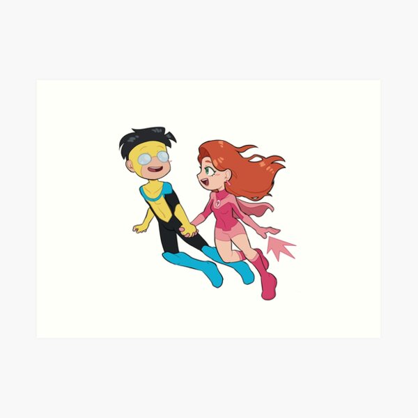 "Invincible x Atom Eve transparent background" Art Print for Sale by ...