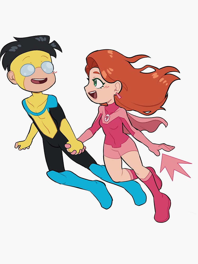 "Invincible x Atom Eve transparent background" Sticker for Sale by ...