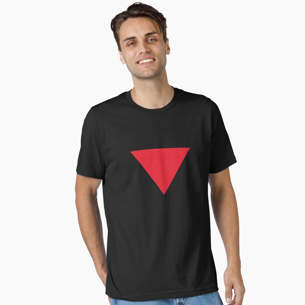 "Inverted Red Triangle" Sticker for Sale by Mark-Ewbie | Redbubble