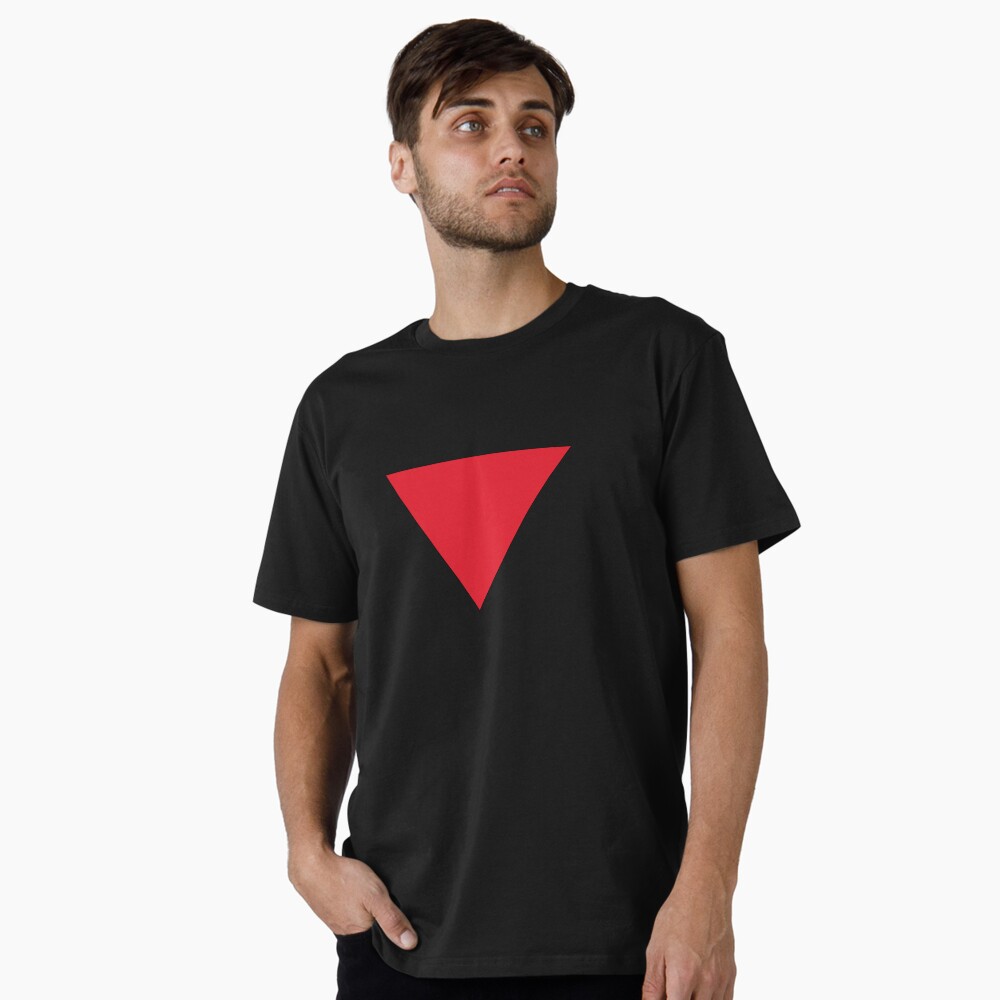 "Inverted Red Triangle" Sticker for Sale by Mark-Ewbie | Redbubble