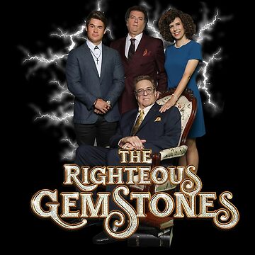 "The Righteous tv Gemstones." Sticker for Sale by paniknaomi | Redbubble