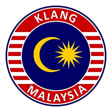 "Klang, Malaysia" Sticker for Sale by Alma-Studio | Redbubble