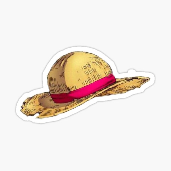 "Straw Hat" Sticker for Sale by ssaints | Redbubble