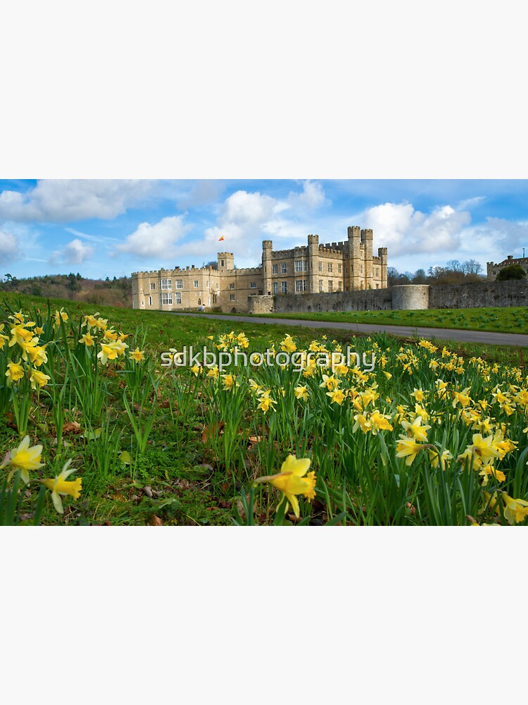 "Leeds Castle, Kent in Spring " Sticker by sdkbphotography | Redbubble